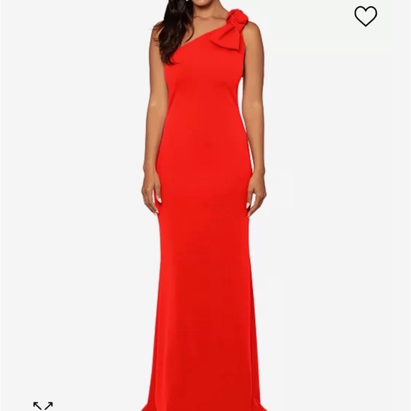 Betsy & Adam | Dresses | Betsy Adams Womens Bowembellished Oneshoulder ...